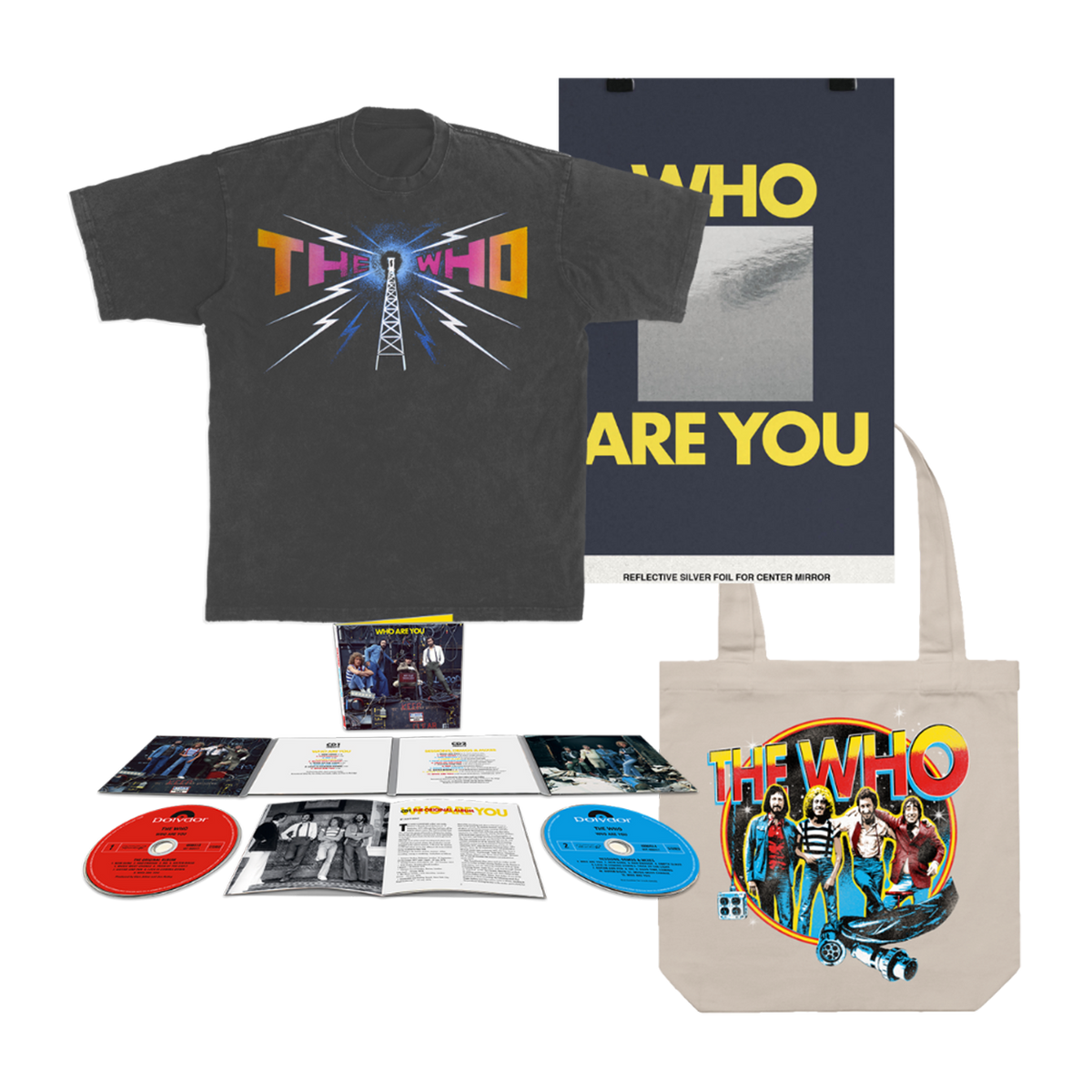 Who Are You 2CD + T-Shirt, Poster & Tote Bundle - Who UK